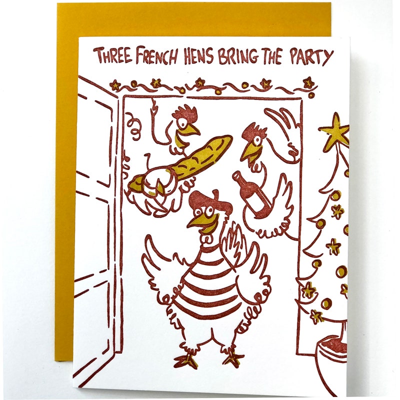 Three French Hens - Etsy