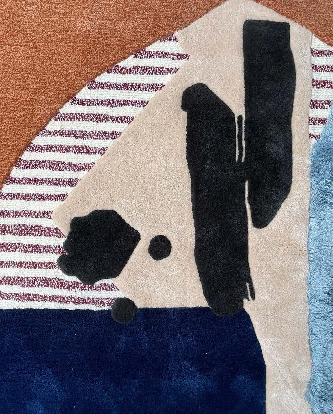 Modern Handmade Rugs for Livning Room,nursery,hallway,gallery,bedroom ...