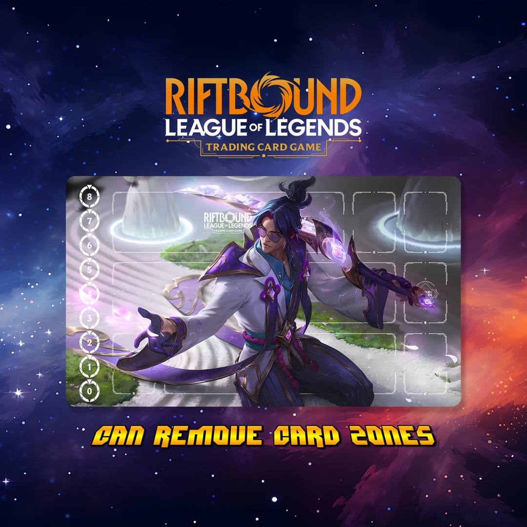 Riftbound Playmat [master Yi - Prestige] League of Legends TCG Card ...