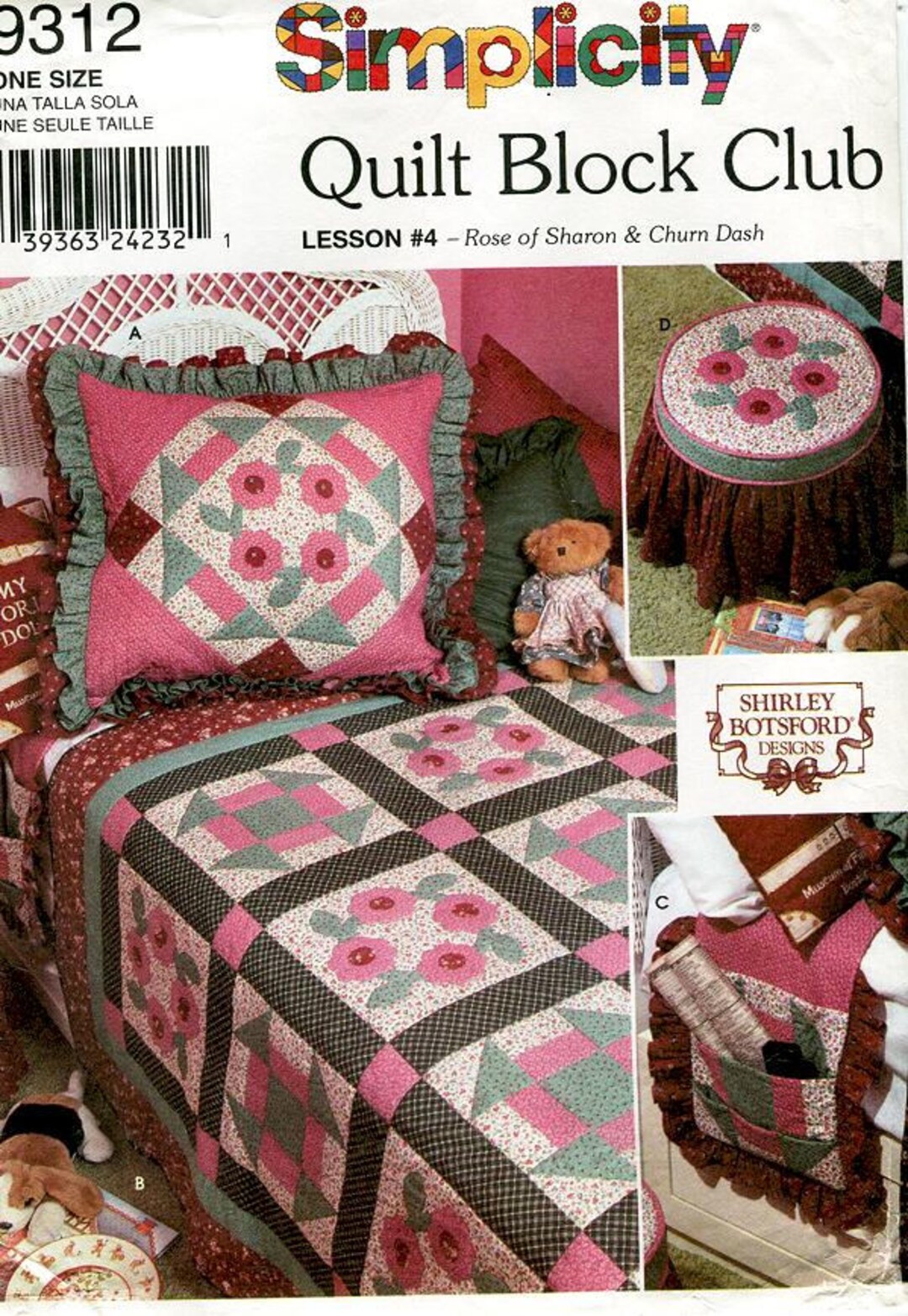 Simplicity Quilt Pattern 9312 Simplicity Quilt Block Club - Etsy