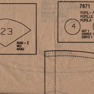 One Size - Simplicity Sewing Pattern 7871 - Craft Stuff Pillow Faces ...