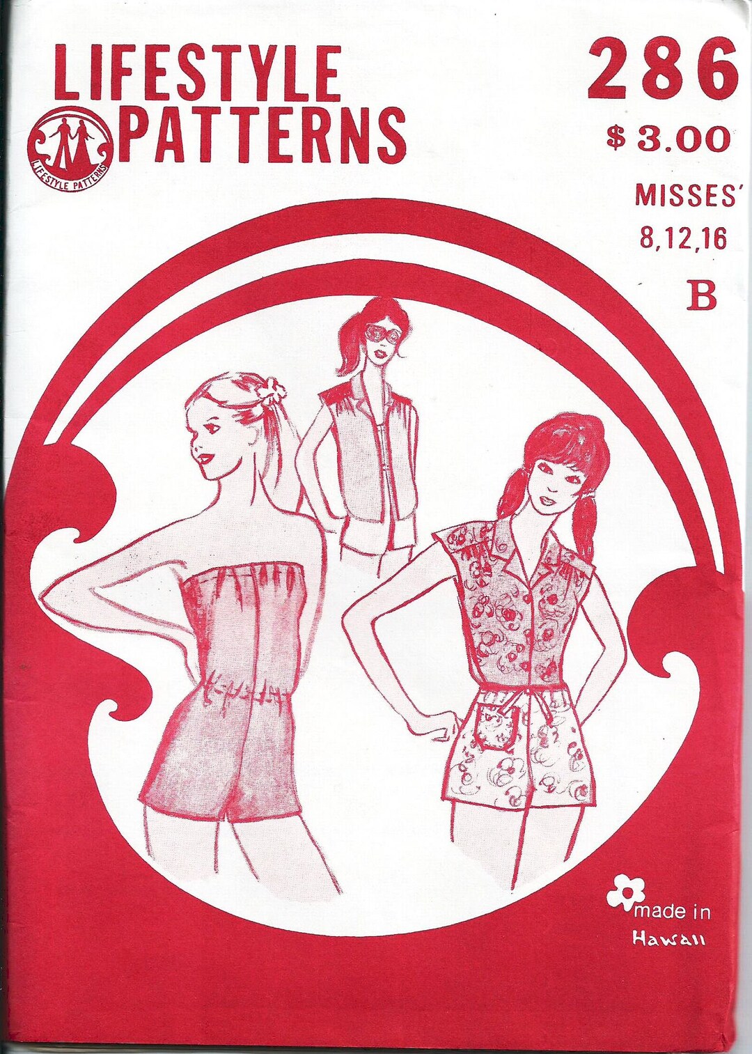 Sz - 8 Thru 16 - VTG Lifestyle Sewing Pattern 286 - Misses' Hawaiian ...