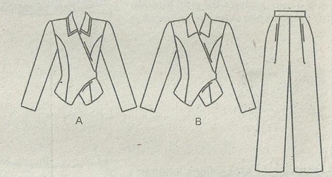 Sz 6 Thru 12 Butterick Pattern 4730 Misses' Lined Long - Etsy