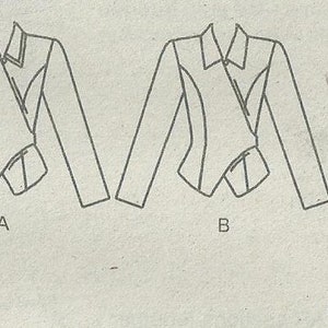 Sz 6 Thru 12 - Butterick Pattern 4730 - Misses' Lined Long Sleeve ...