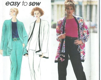 Simplicity Pattern 8228 Misses Loose Fitting Knit Dress Complete Cut ...