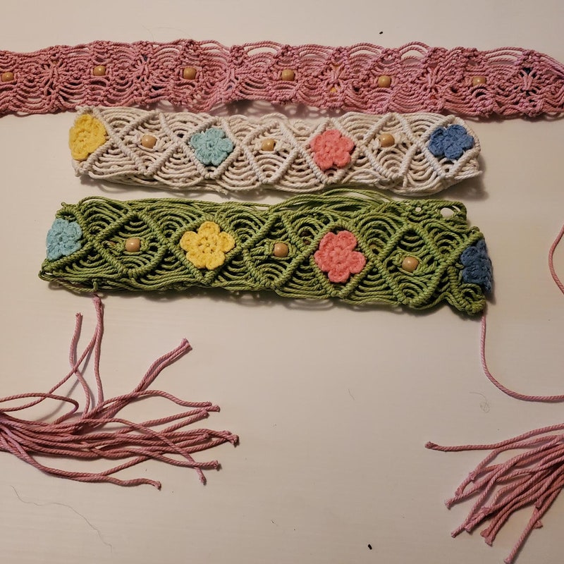 Macrame Belt - Etsy