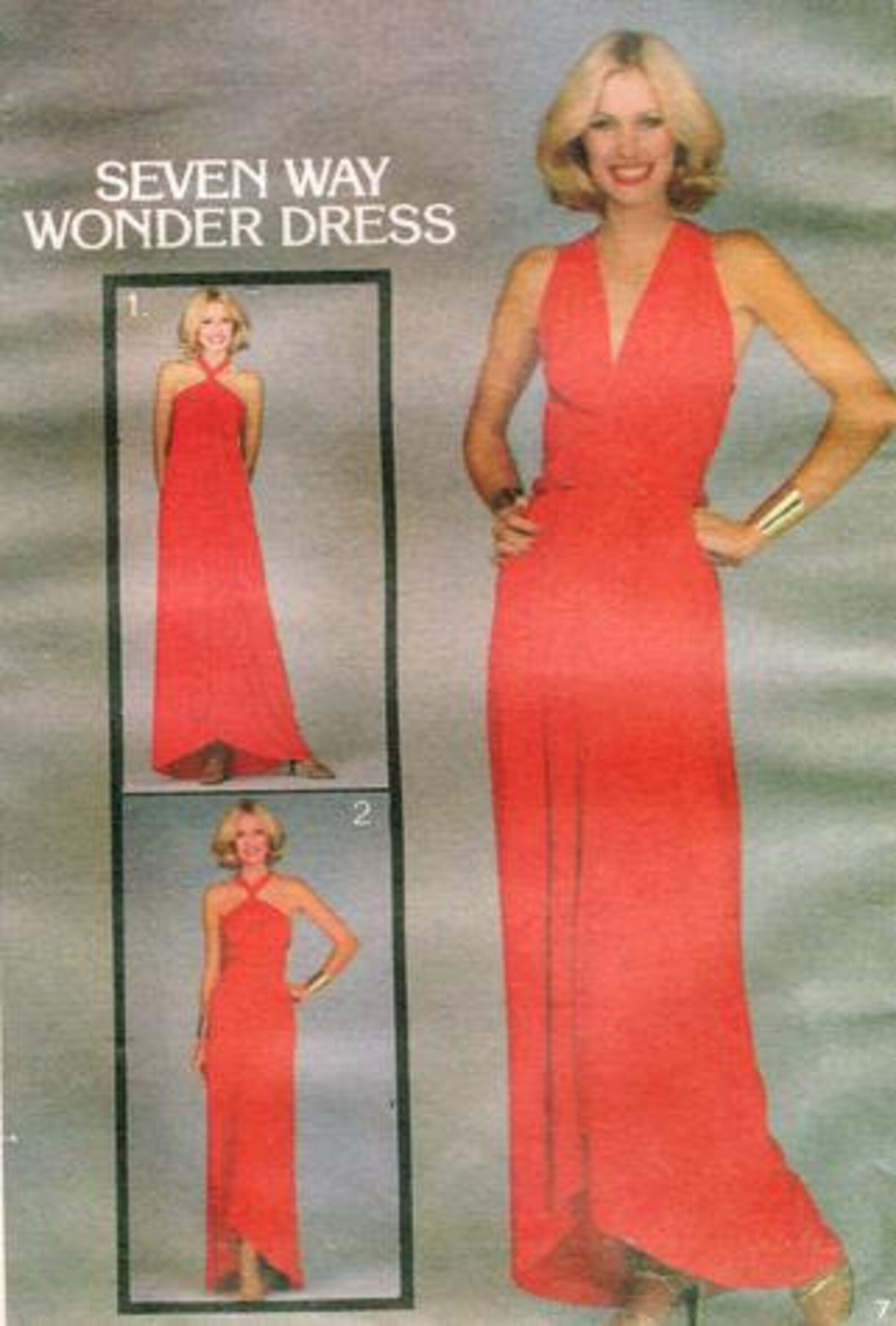 Sz One Size Butterick 5230 the Seven Way Wonder Dress - Etsy