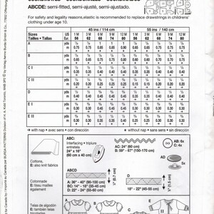 Sz 1 Thru 12 Mos. Easy Burda 9752 Pattern - Infants' Corordinates Dress ...