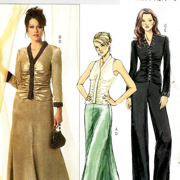 Sz 6/ 8/10/12 Mccall's 3795 Misses' Dress Long Sleeve, Shaped Midriff ...