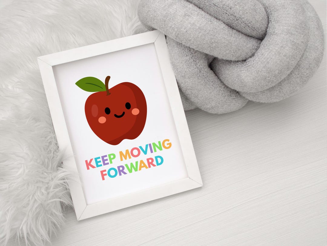Keep Moving Forward Poster, Classroom Wall Art (digital Download) - Etsy