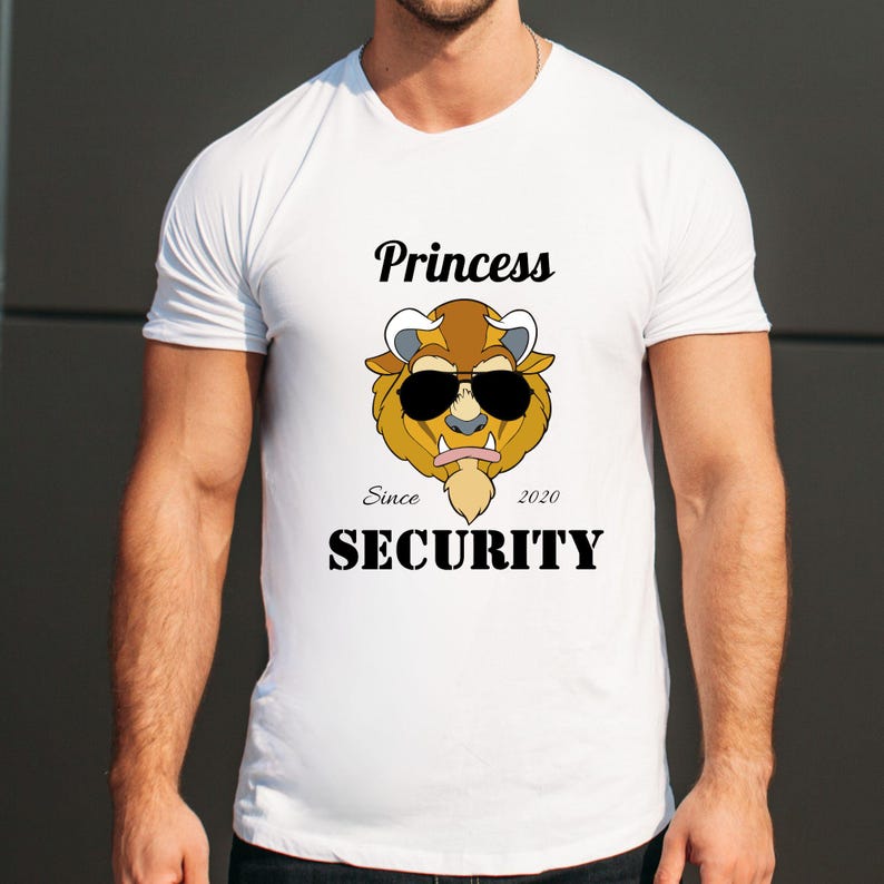 Princess Security Beast Dad PNG SVG – Custom Year – Daddy and Daughter ...