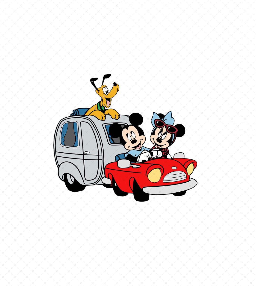 Minnie and Mickey Camp: Camper PNG SVG - Etsy