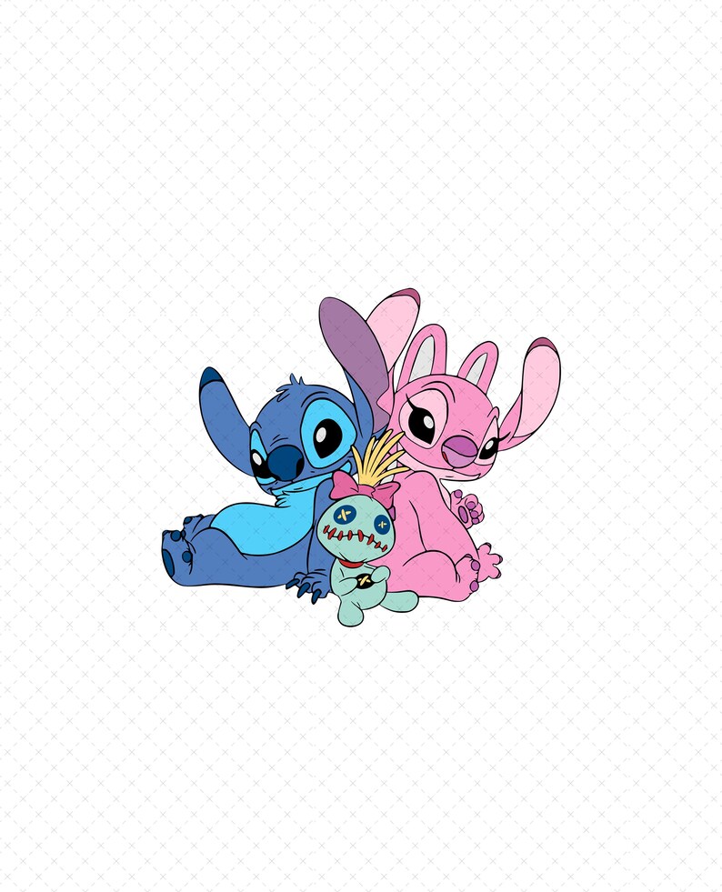 Stitch Halloween Love SVG PNG Clipart, Halloween Couple - Etsy