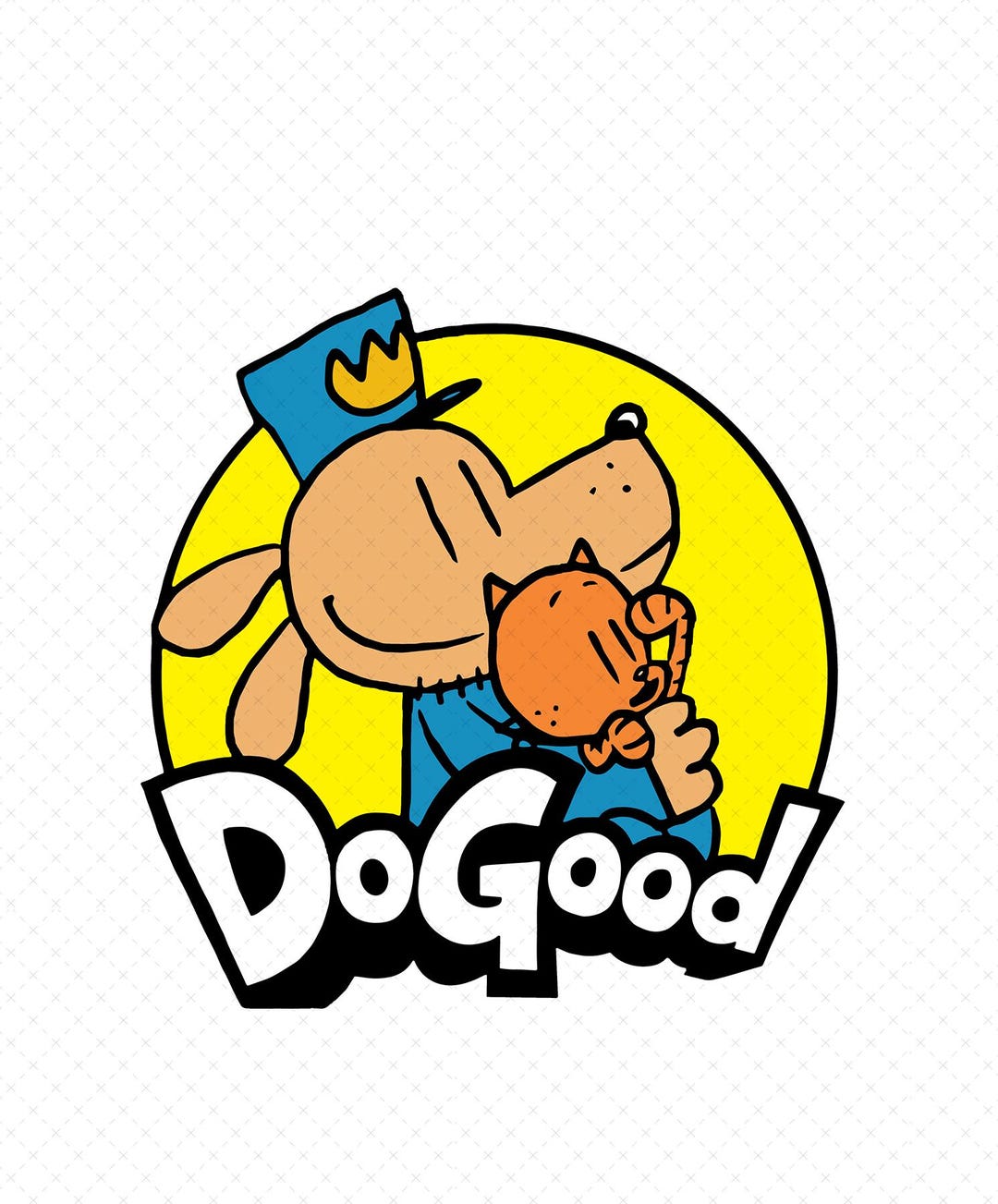 Dog Man & Li'l Petey Clipart: SVG PNG Printable - Etsy