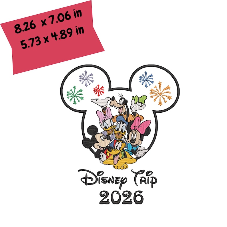 2026 Family Vacation Embroidery Design, Magical Castle Trip Embroidery ...