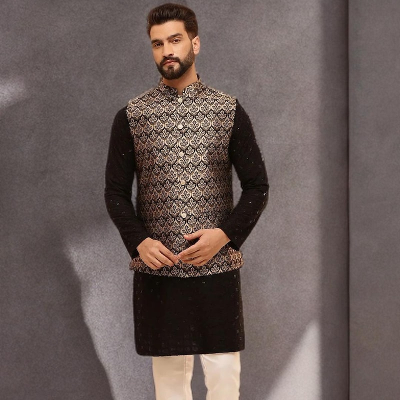 Kurta Pajama Jacket - Etsy