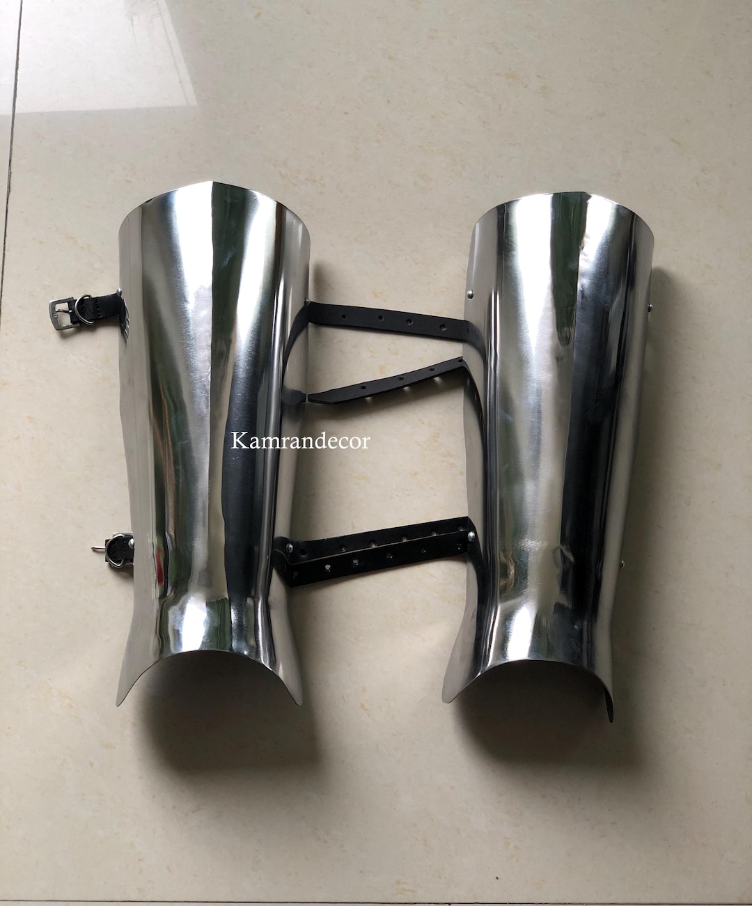 Medieval Steel Leg Greaves: Knight Armor Leg Guard Set - Etsy