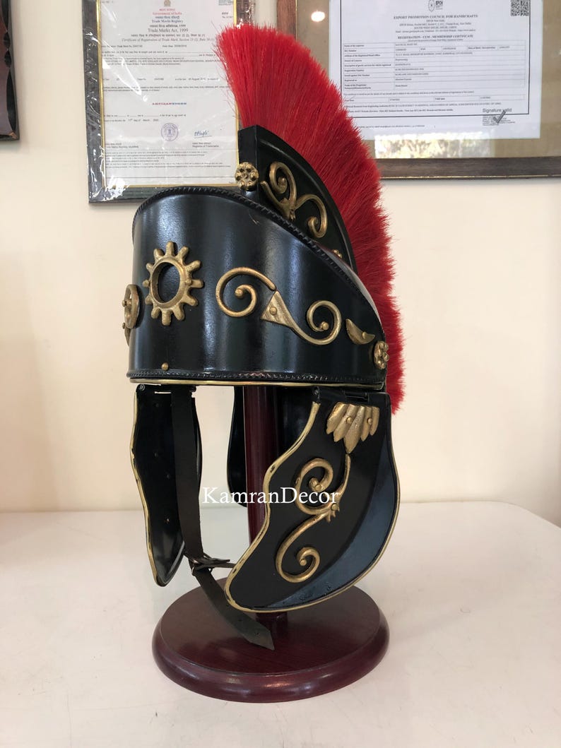 Hand-forged Greco-roman Helmet: Medieval Armor, LARP Costume - Etsy