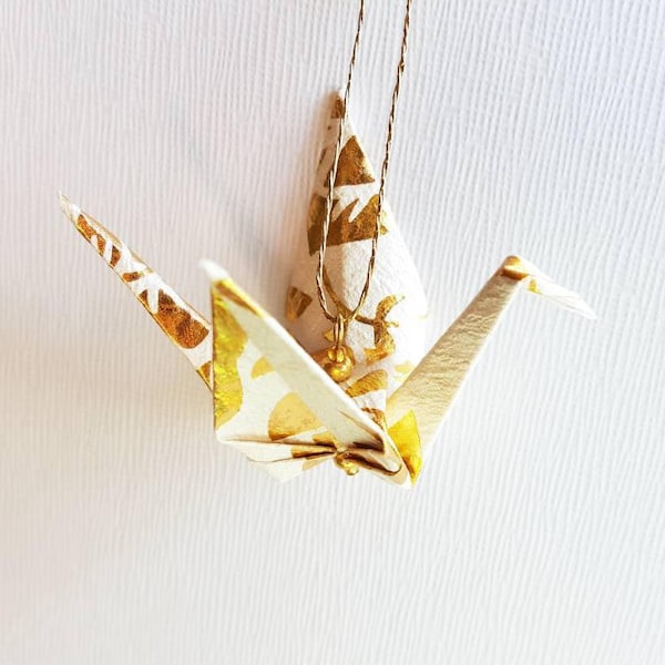Paper Crane Ornament - Etsy
