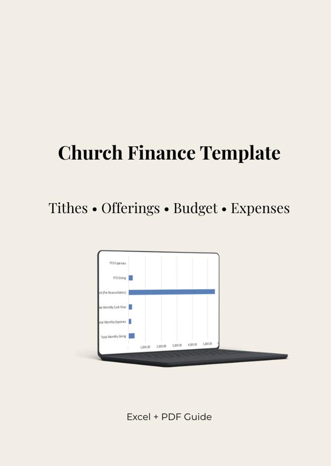 Church Finance Spreadsheet Template | Tithes & Offerings Tracker ...