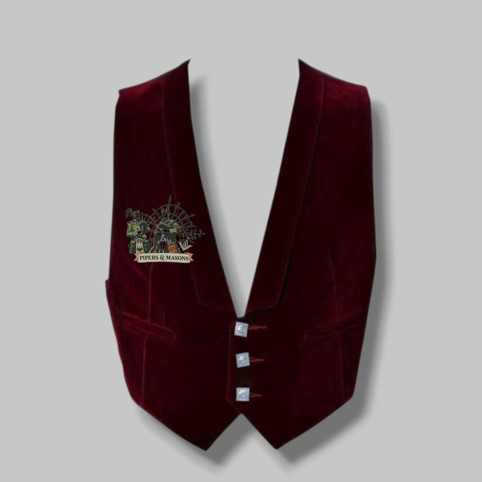 Scottish Men's Maroon Velvet Prince Charlie Kilt Jacket Wedding Formal ...