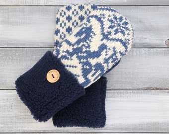 Upcycled mittens | Etsy