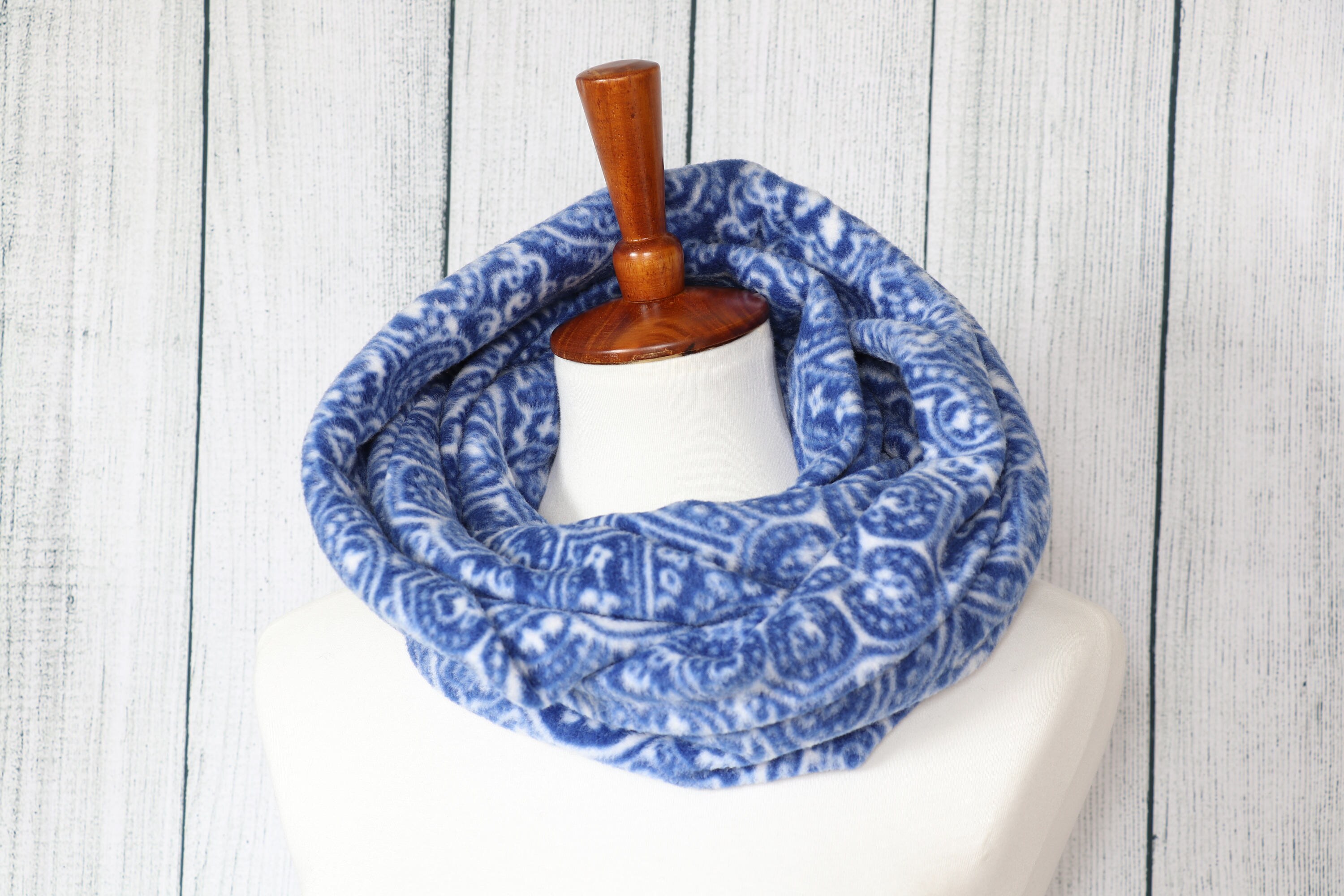 Fleece Infinity Scarf for Women Chunky Winter Scarf Womens - Etsy