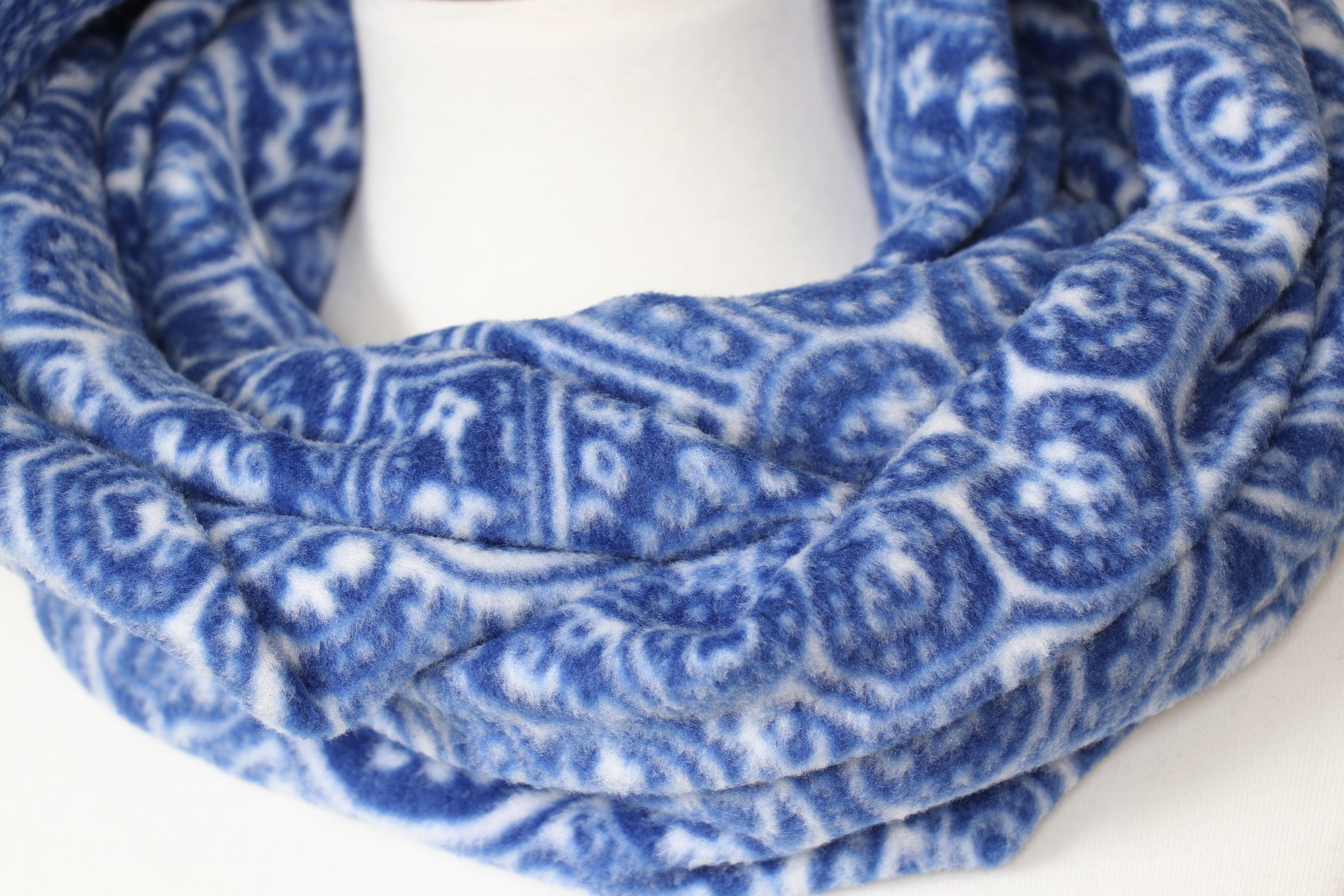 Fleece Infinity Scarf for Women Chunky Winter Scarf Womens - Etsy