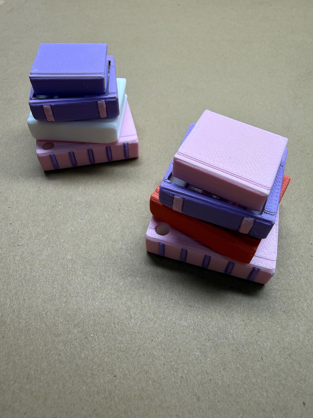 Book Stack Fidget Clicker | 3D Printed Bookish Fidget Toy | Stress ...