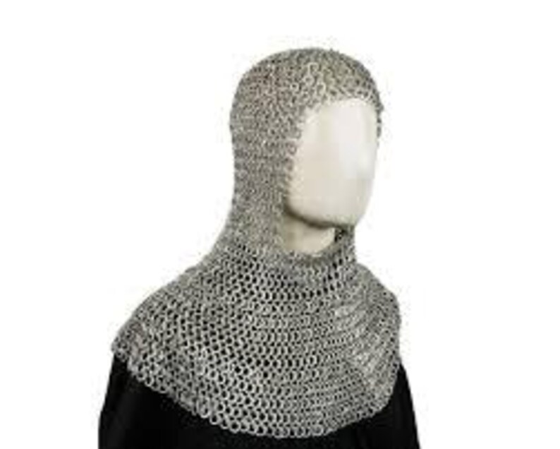 Aluminium Chainmail Hauberk Armor – 9mm Flat Riveted Medieval Shirt ...