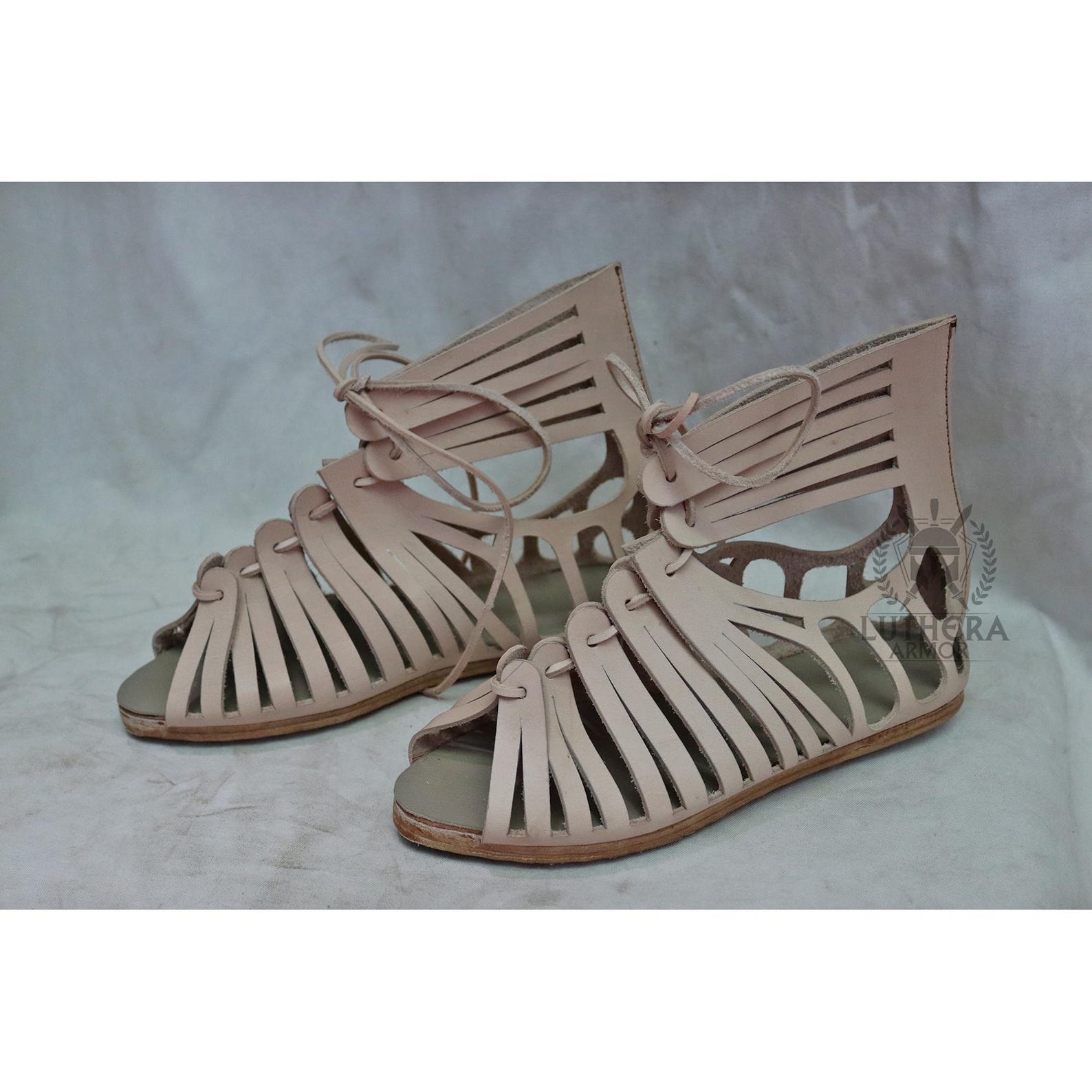Roman Caligae Leather Sandal - Reenactment & Larp Shoes LA-171 Easter ...