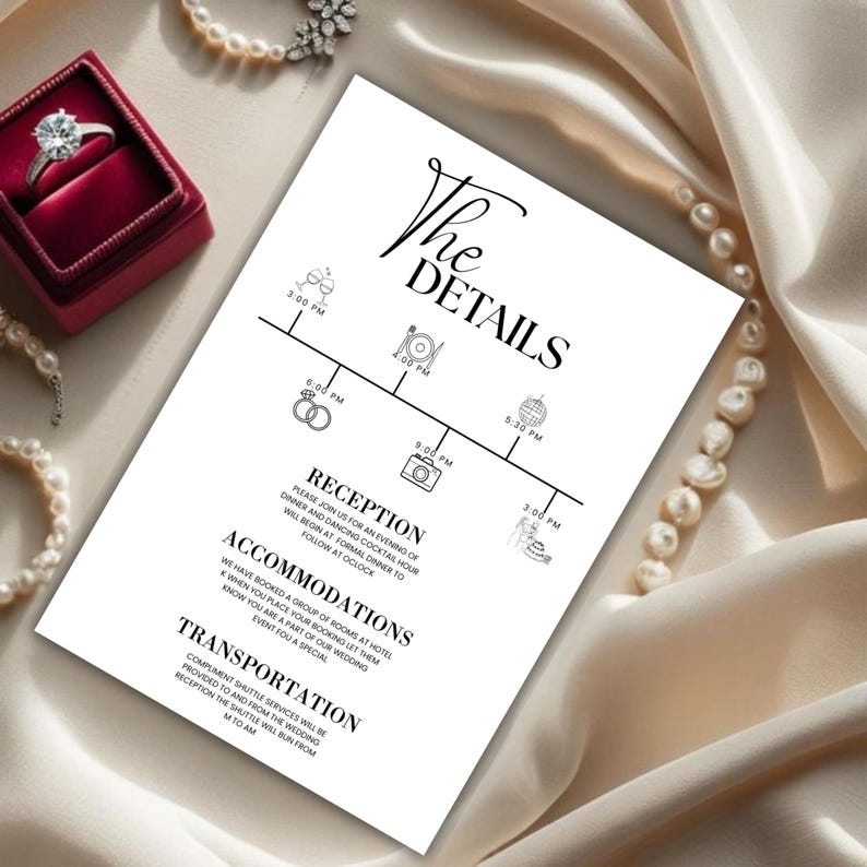 Simple Digital Wedding Invitation Template, Editable Modern Canva ...