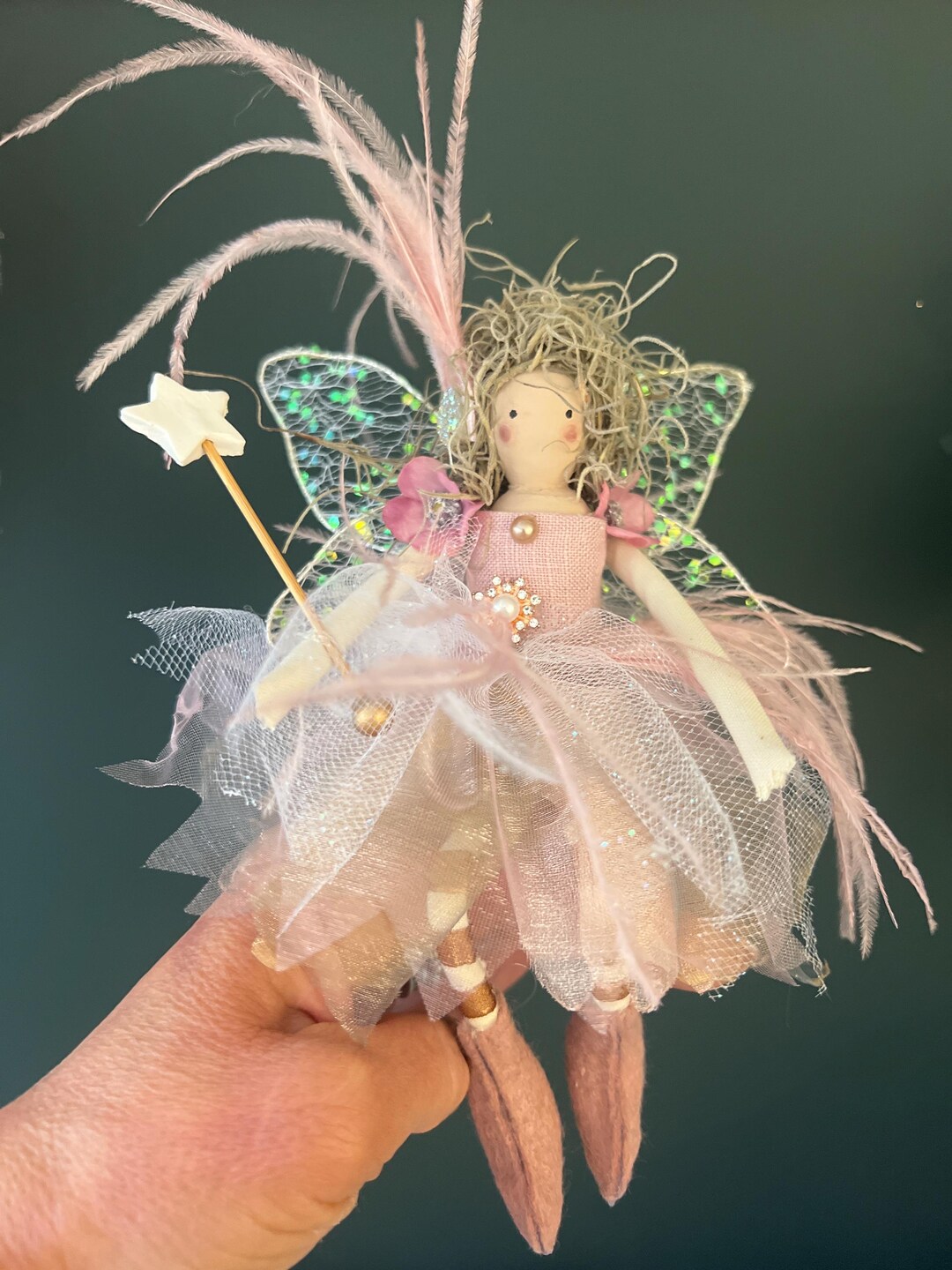 Moulin Rouge Miss Mossy Head Fairy Doll - Etsy