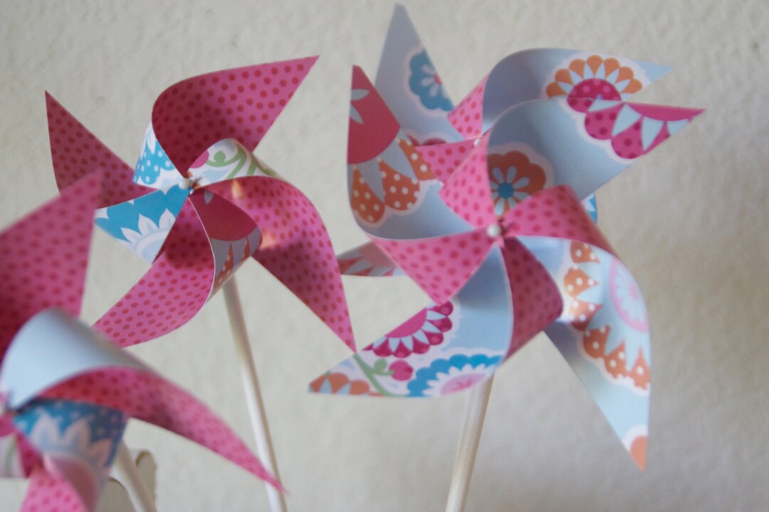 Favors 12 Mini Pinwheels (custom Orders Welcomed) - Etsy