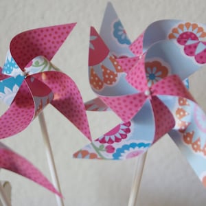 Favors 12 Mini Pinwheels (custom Orders Welcomed) - Etsy