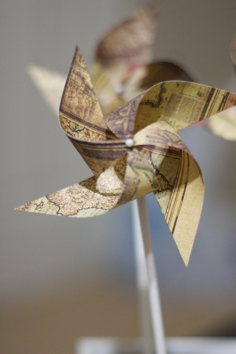 World Map Pinwheels All the Places You Will Go Party Decorations 12 ...