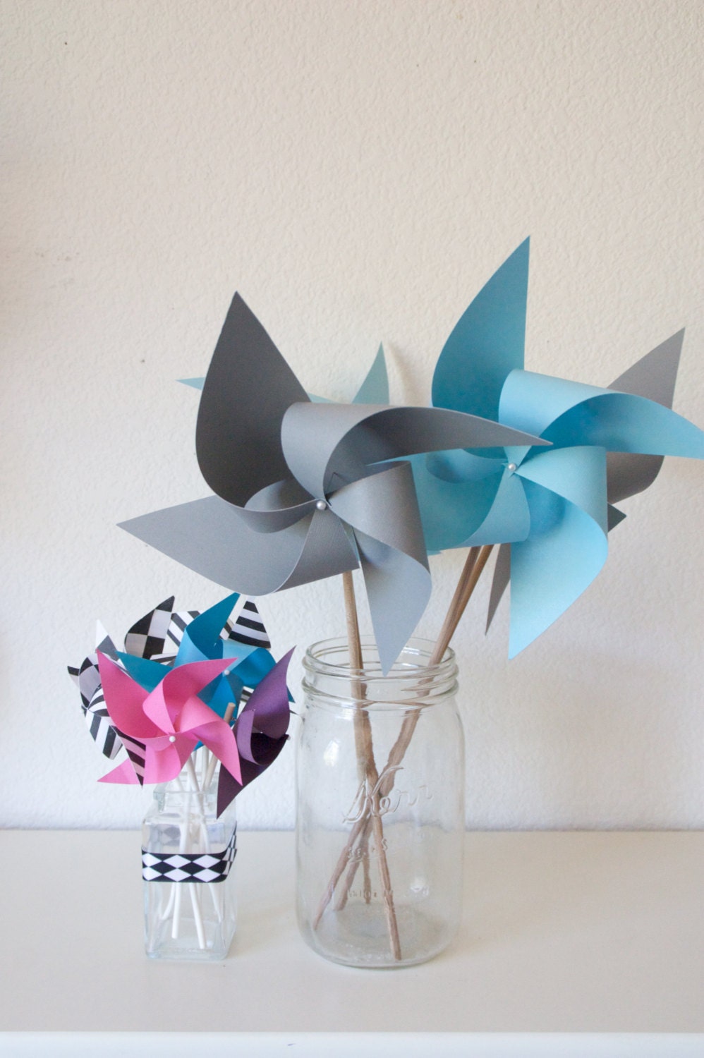 Airplane Party Airplane Favors Pinwheels 6 Regular Size | Etsy