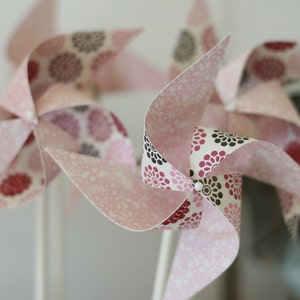 Garden Brunch Decoration, Garden Brunch Favors Pinwheels Christening ...
