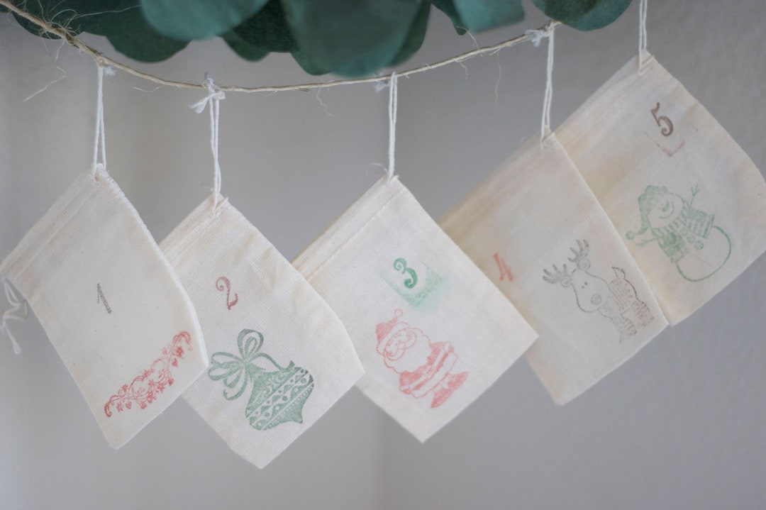 Christmas Countdown, 25 Goody Bags - Advent Calendar, Christmas ...