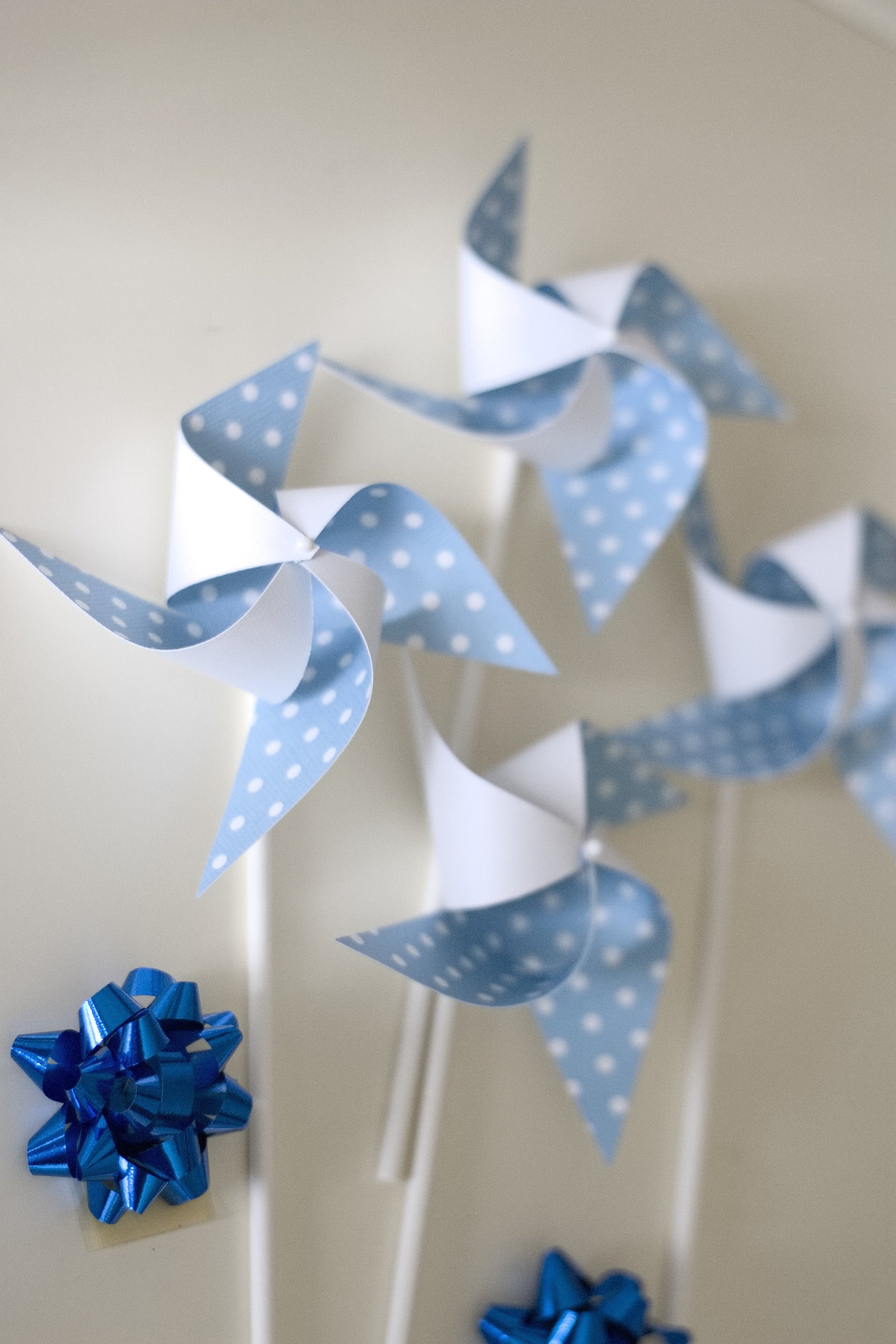 Blue Polka Dot wedding favors Blue wedding decorations Blue | Etsy