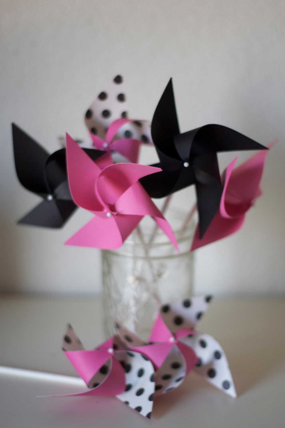 Minnie Mouse Party Decorations 12 Mini Pinwheels custom - Etsy