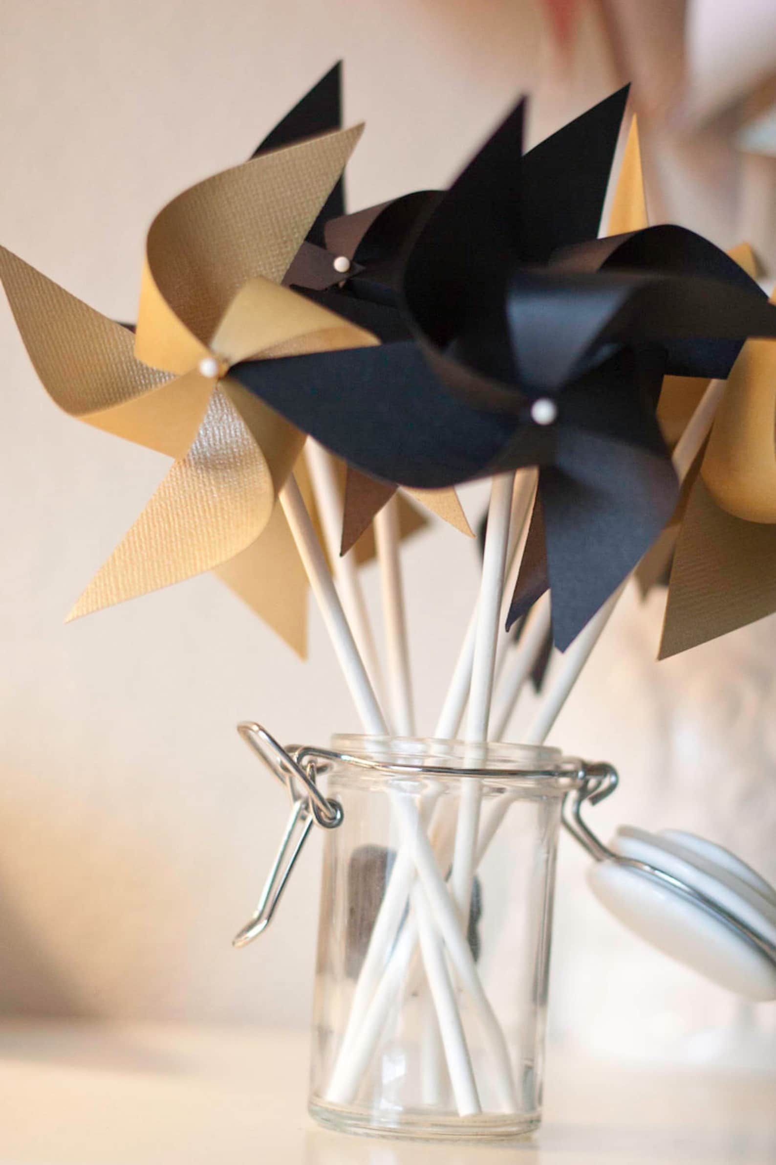 Pinwheel Backdrop/black and Gold/ Gold and Black/ Custom - Etsy