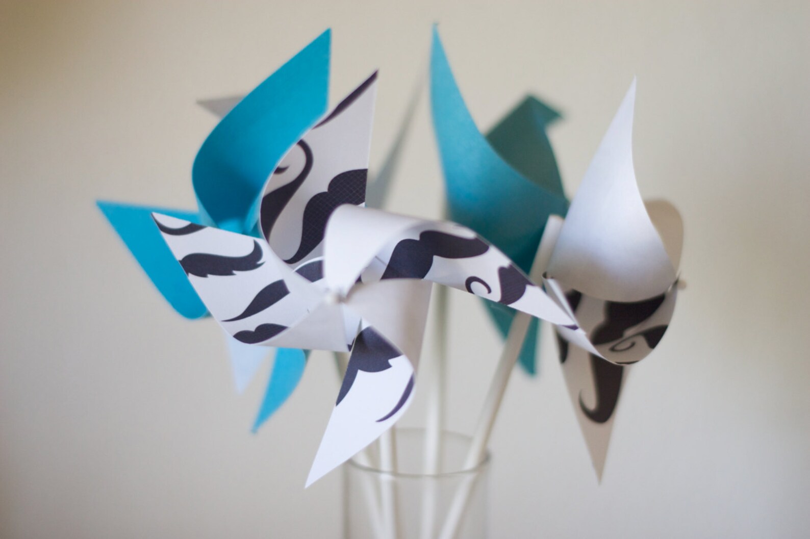 Boy Baby Party Decorations Boss Baby Party Favors PINWHEELS Little Man ...