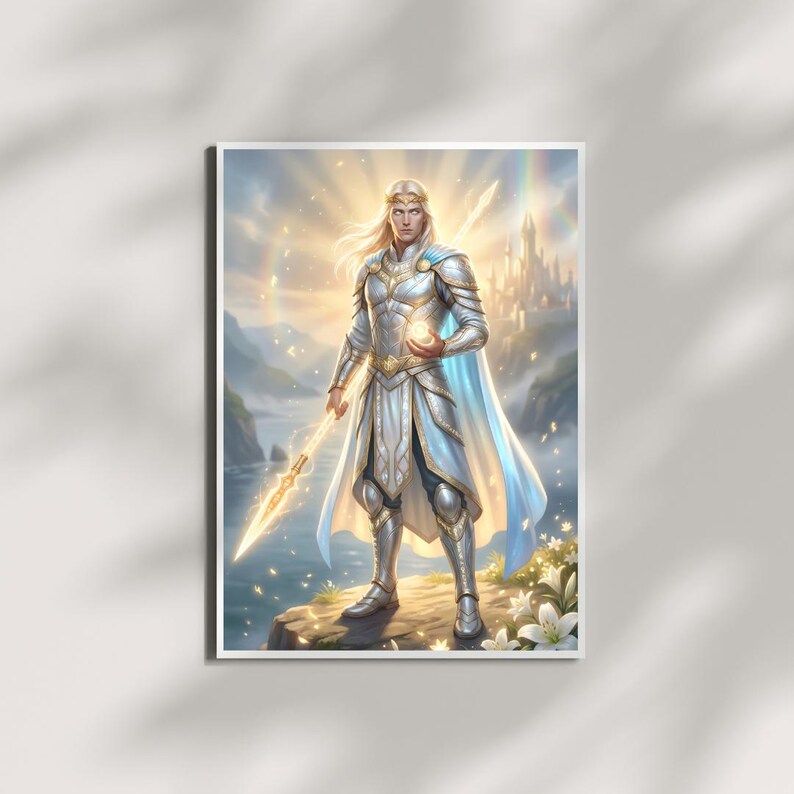 Baldr: Norse God of Light – Mythology Digital Wall Art | Radiant ...