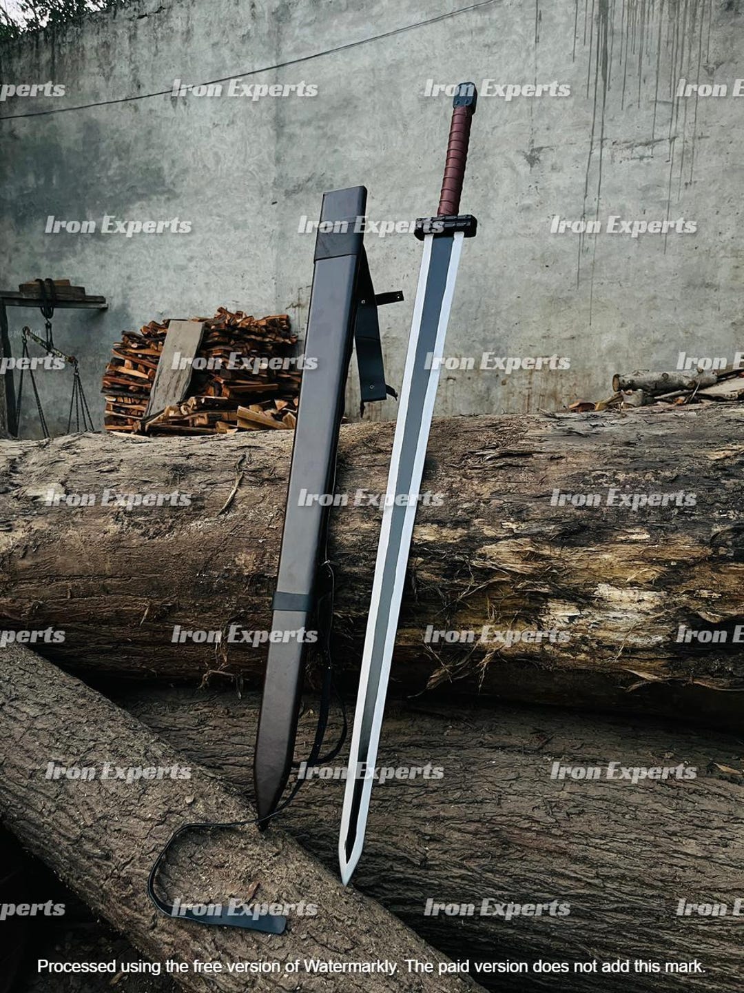 Hand Forged Custom Carbon Steel Guts Raider Anime Sword – Berserk ...