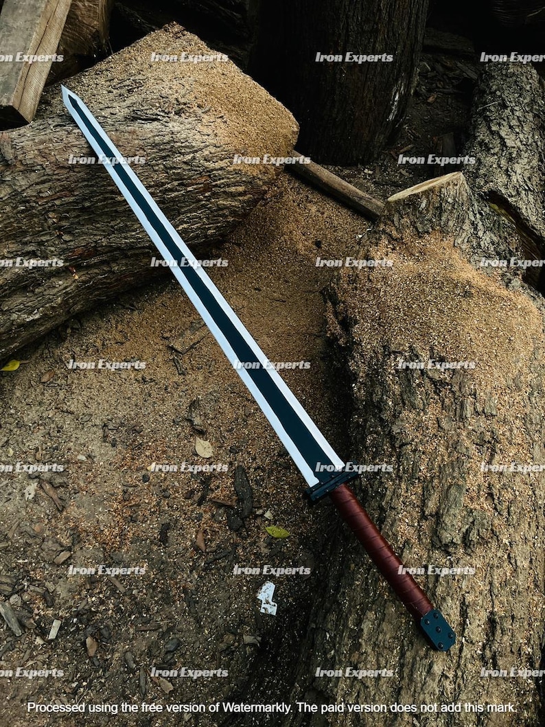 Hand Forged Custom Carbon Steel Guts Raider Anime Sword – Berserk ...