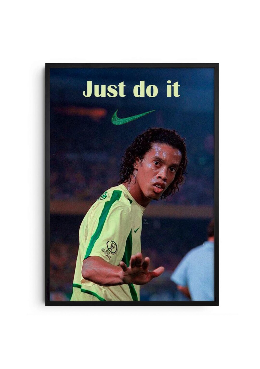 Retro Football Poster • Ronaldinho, Vintage Soccer Photography Print - Etsy