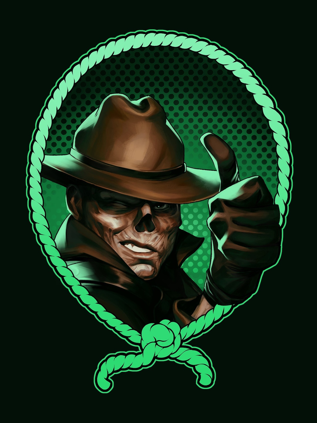 Fallout Cooper Howard Print (free Shipping) - Etsy