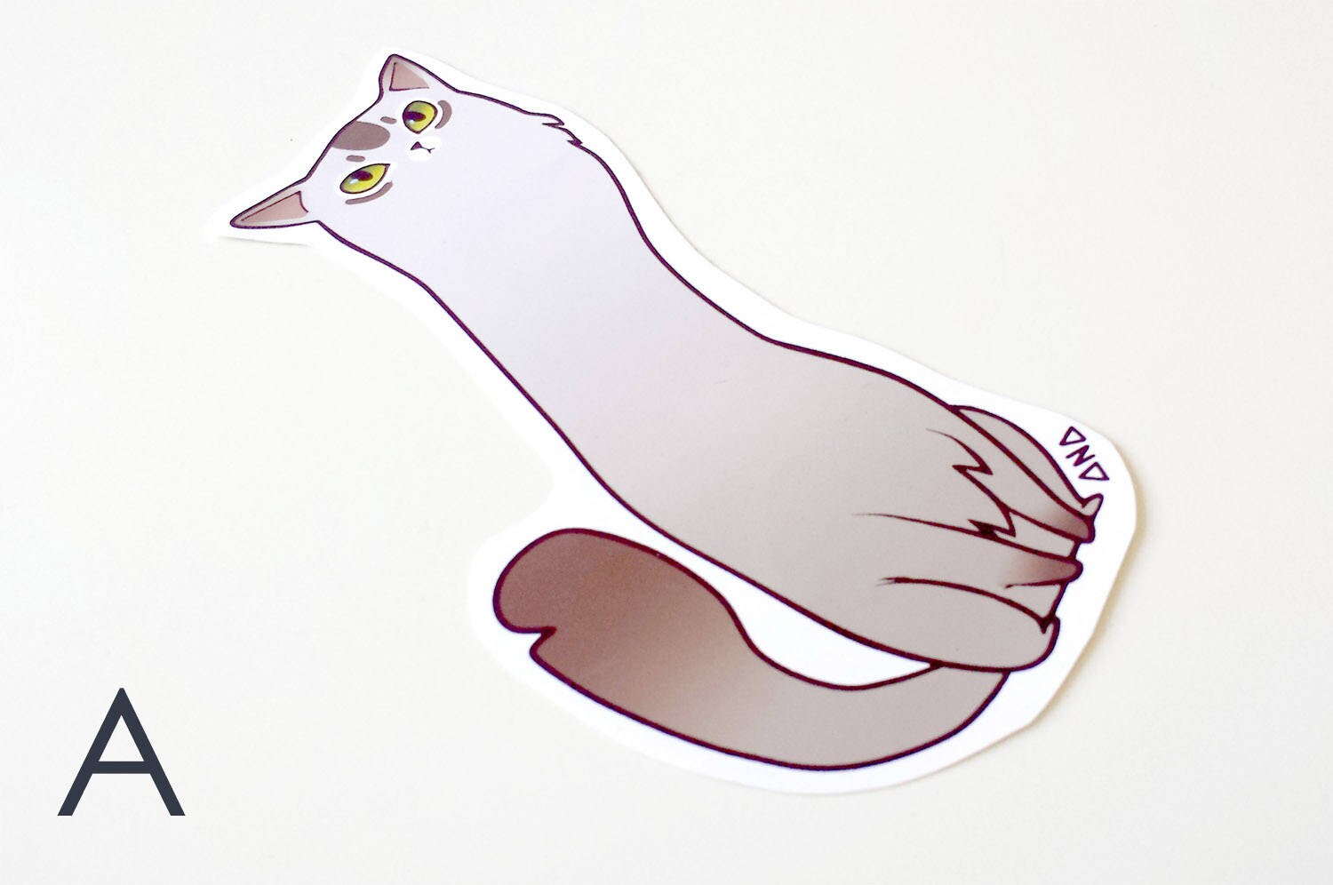 Normal Cat Stickers 4 Types | Etsy