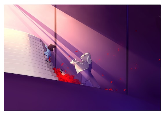 Undertale LOVE Print Start free Shipping - Etsy